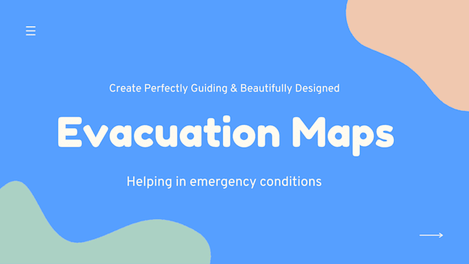 Create emergency evacuation maps and plans by Tahatazeem786 | Fiverr