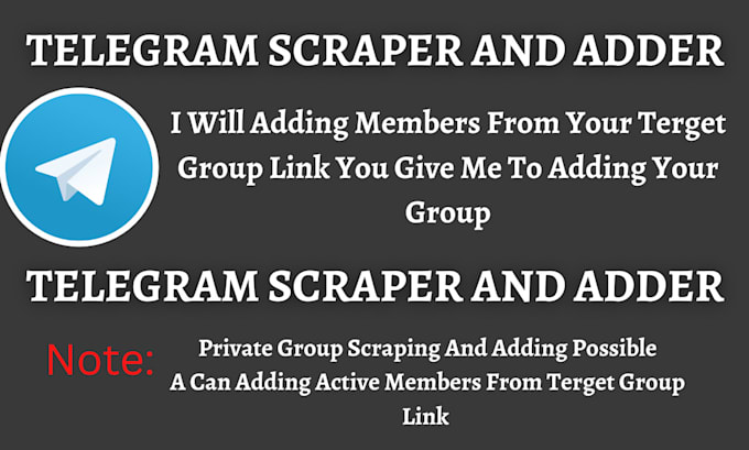 Do telegram scraper, telegram scrap, telegram adder mass dm by ...