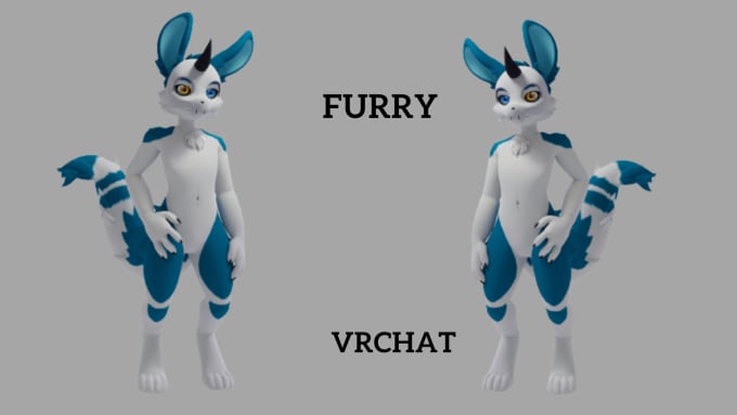 Do Vrchat Avatar Nsfw Fursona Vtuber Nsfw Sfw 3d Model By Dhoravatar Fiverr