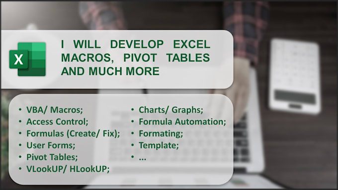 Develop robust excel macros, forms and pivot tables by Olivercb | Fiverr Develop robust excel macros, forms and pivot tables by Olivercb | Fiverr