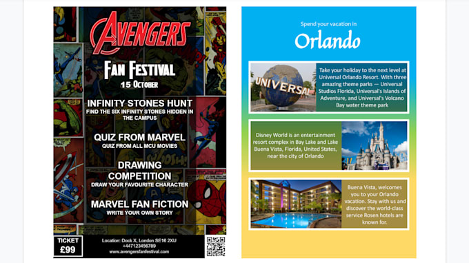 Make any professional looking posters according to your demand by ...