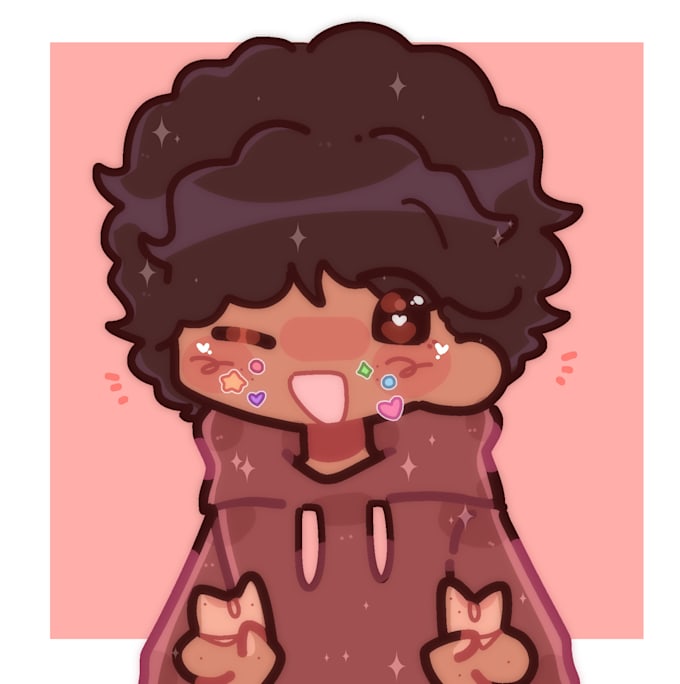 Make you a simple, soft, chibi icon or pfp by Myoochu | Fiverr
