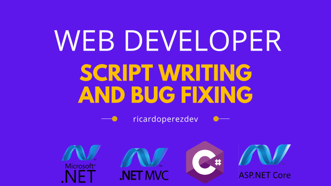 Net Framework Net Core Csharp Mvc Scripts And Bug Fix By Ricardoperezdev Fiverr