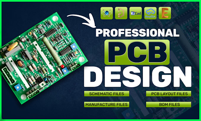 Design pcb boards by using kicad, proteus, altium, etc, by Suresh_sis ...
