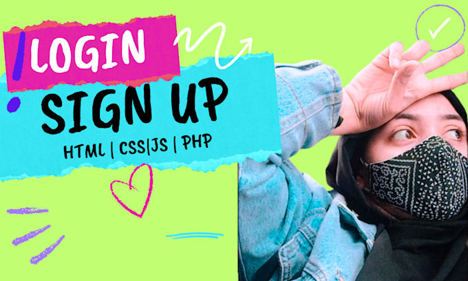 Develop attractive login and signup pages by Meezab_fatima | Fiverr
