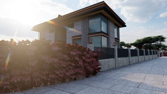 Make 3d model on sketchup with lumion rendering by Naandes | Fiverr