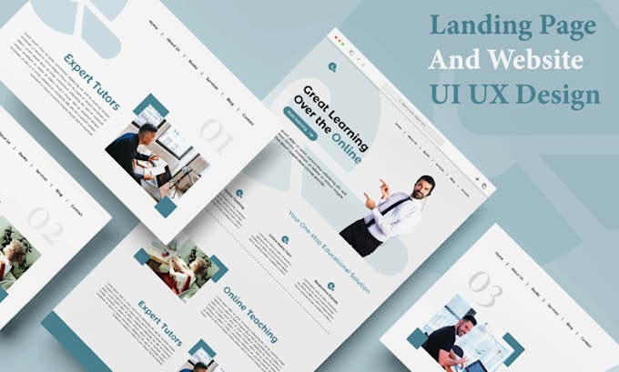 Do website ui design, dashboard landing page ui ux in figma by ...