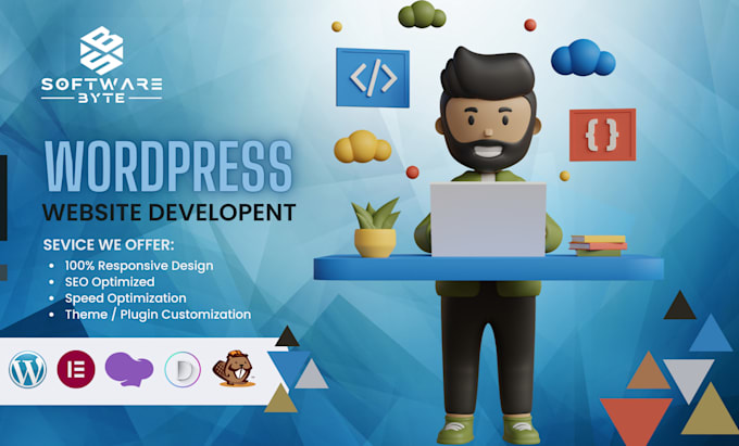 Create or customize a top notch responsive wordpress website by Softwarebyte | Fiverr