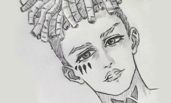 Create great line art for a character portrait by Liliry | Fiverr