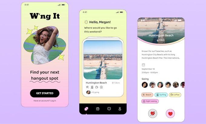 Create ui designs for your mobile app by Amelea_ | Fiverr