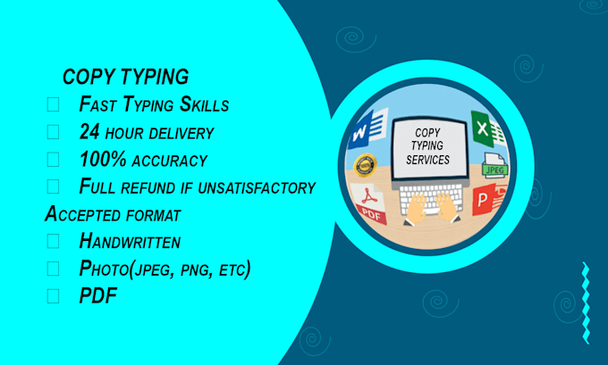 Do data entry work, copy paste, copy typing and data analysis in low price by Sanabatool113 | Fiverr