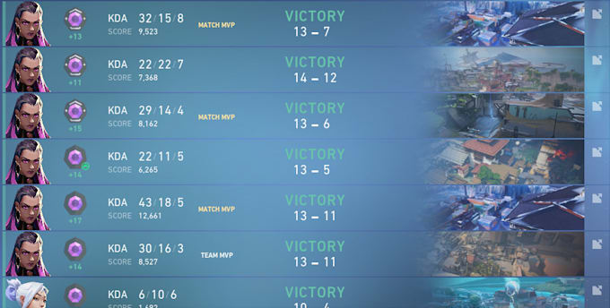 Climb the ranks in valorant to a desired rank for you by Pasha__ | Fiverr