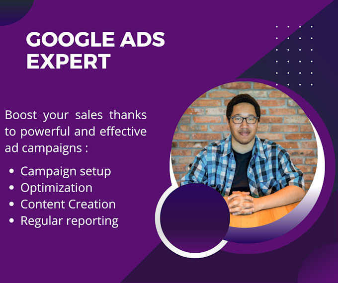 Create and manage your ads on google ads by Samnic45 | Fiverr
