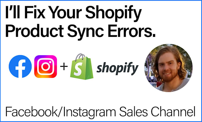 Fix product sync errors on shopify facebook channel by Buildpath | Fiverr