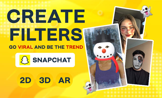 Create a professional ar snapchat filter by Djaberom | Fiverr