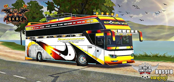 Design skin for bus simulator indonesia by Gaminglk389 | Fiverr