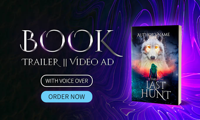 Create a cinematic book trailer or book promo book video for your book ...