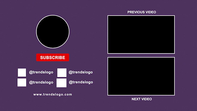 Design animated outro video, ending screen for youtube by Trendslogo23 ...