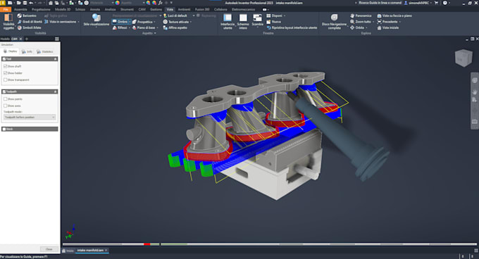 Make a cam toolpath for your cnc machine by Simonemoriggi | Fiverr
