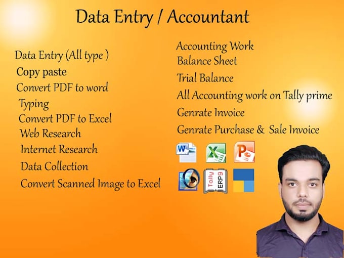 Do accurate data entry, copy past, typing, by Azamkhan244 | Fiverr