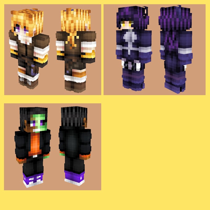 Create high quality minecraft skins by Burningold | Fiverr