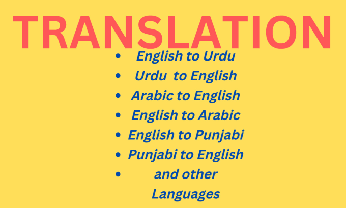 Translate multiple languages in english by Sufyaninnayat | Fiverr
