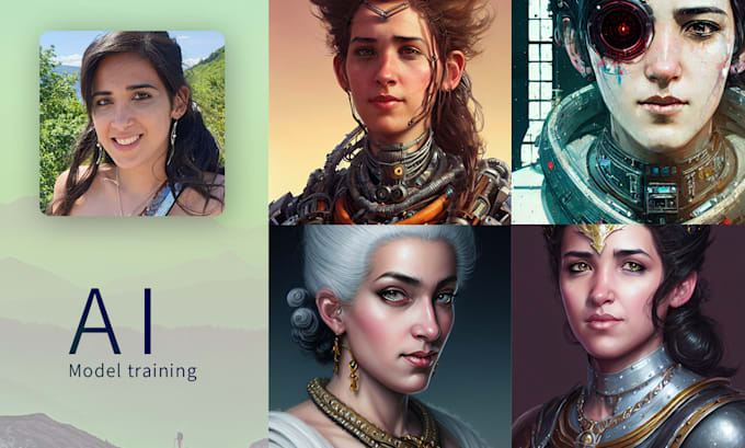 Train you in my ai and generate awesome portraits by Romero_erzede | Fiverr