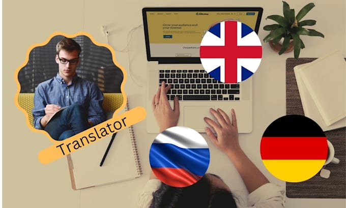Translate english into russian,german and spanish and vice versa by ...
