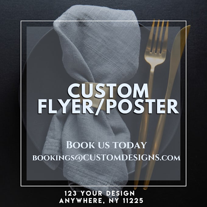 Create a customer poster based on your needs by Kultureko | Fiverr