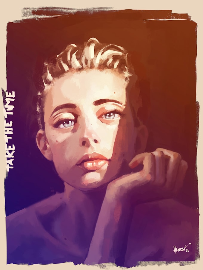 Paint original and unique portraits by Filipehenda | Fiverr