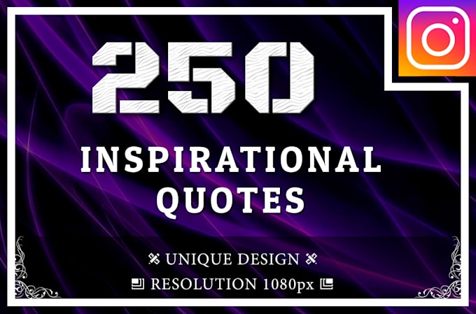 Create 250 unique inspirational image quotes with your logo by Comtnext ...