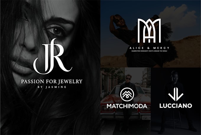 Design luxury fashion clothing brand, apparel and boutique fashion logo ...