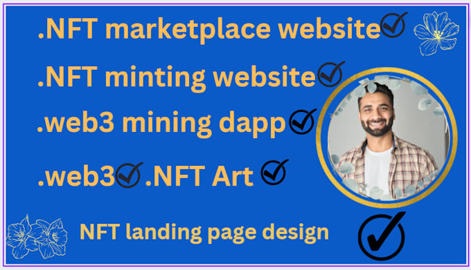 Design web3 nft marketplace website, nft landing page, nft mint, web3 dapp by Mechelleno | Fiverr
