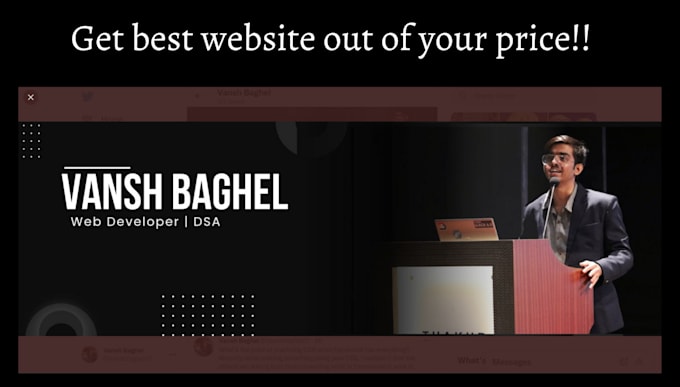 Create a complete responsive frontend website by Vanshbaghel242 | Fiverr Create a complete responsive frontend website by Vanshbaghel242 | Fiverr