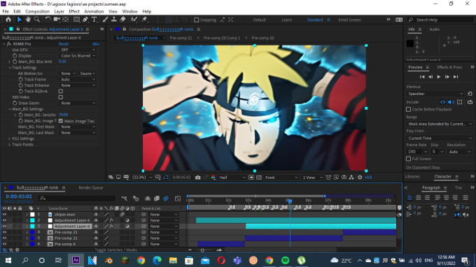 Make any type of anime edit for you by Gabrielchor | Fiverr