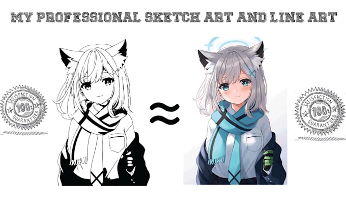 Create line art, vector art, sketch art illustration within 24 hours by ...