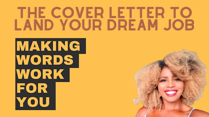 Write a must read cover letter to land your dream job by Sabinemilien ...