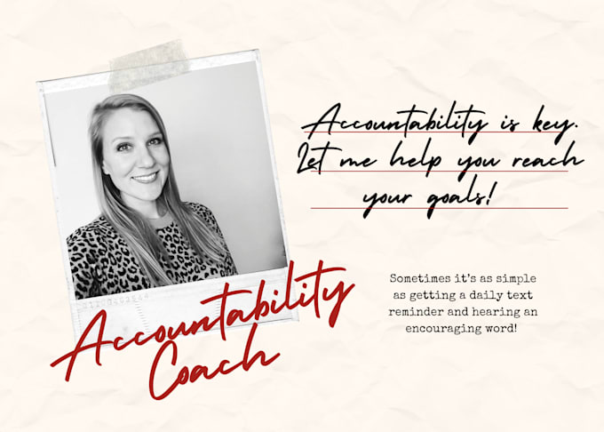 Be your accountability life coach by Faithprindle168 | Fiverr