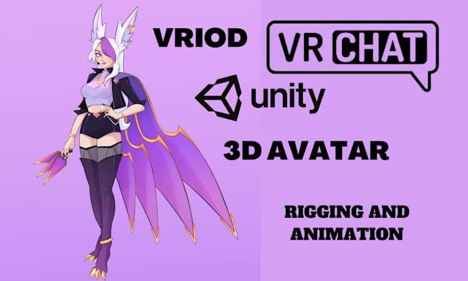 Do Custom 3d Vtuber Model Character Vrchat Vr Avatar Fursona Nsfw Furry Rig By Vtuber3d Fiverr