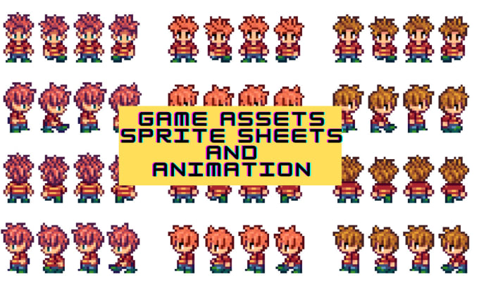 Create pixel art sprites, battle sprite, sprite and assets, rpg styled ... Create pixel art sprites, battle sprite, sprite and assets, rpg styled ...