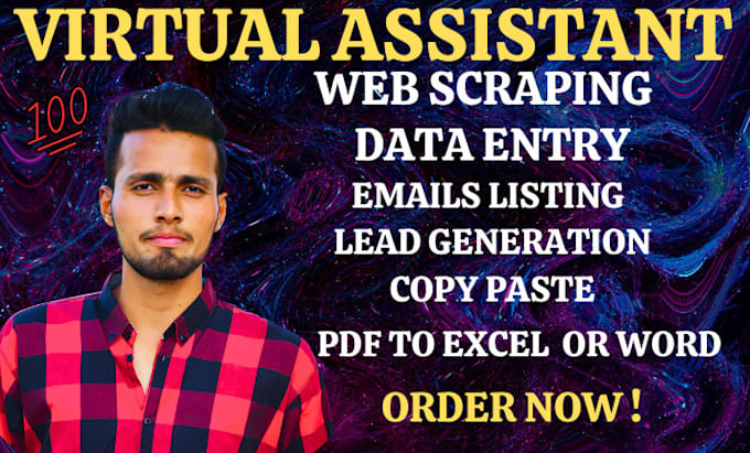Accurate data entry, web scraping, copy paste and excel data entry by Raoshaban | Fiverr