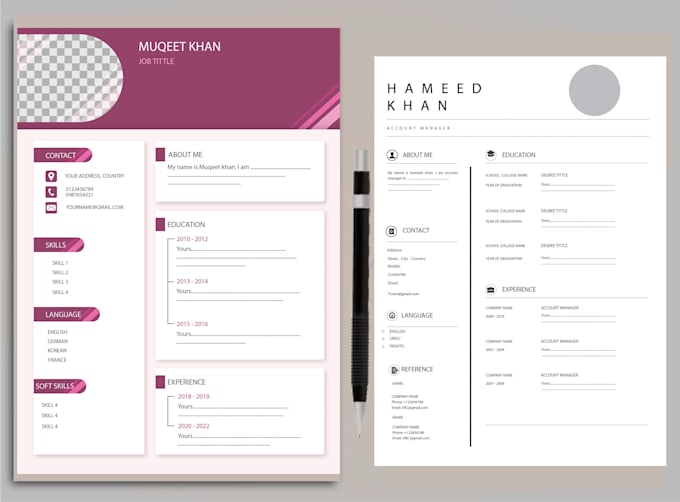 Create professional cv, resume writing ,cv builder, cv maker by ...