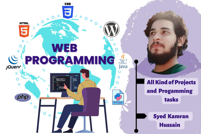 Do Pythonhtmlcss Javascript Cpp Bootstrap Web Tasks By Mesyedkamran Fiverr