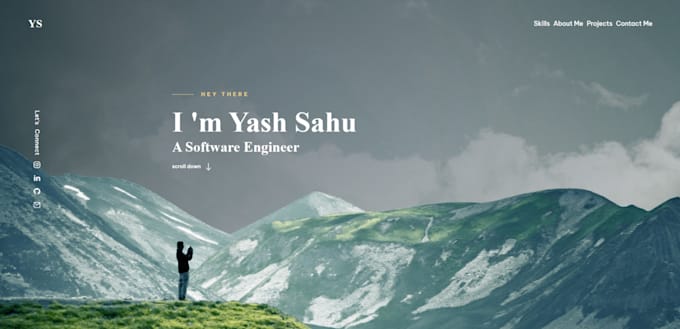 Create a modern single page website by Itsyashsahu | Fiverr