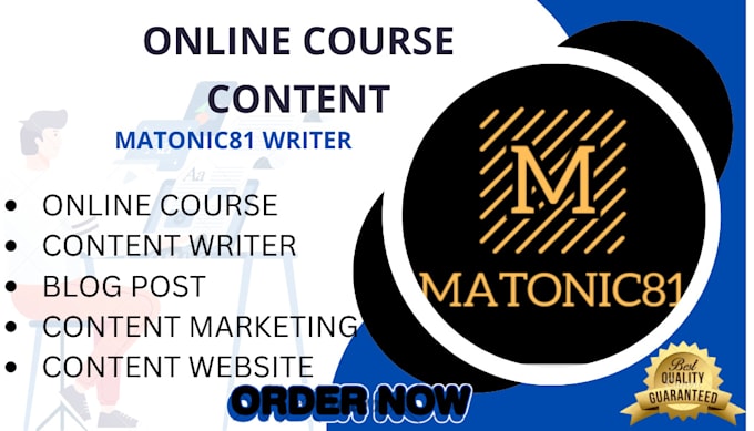 Create online course content, course outline, course development by ... Create online course content, course outline, course development by ...