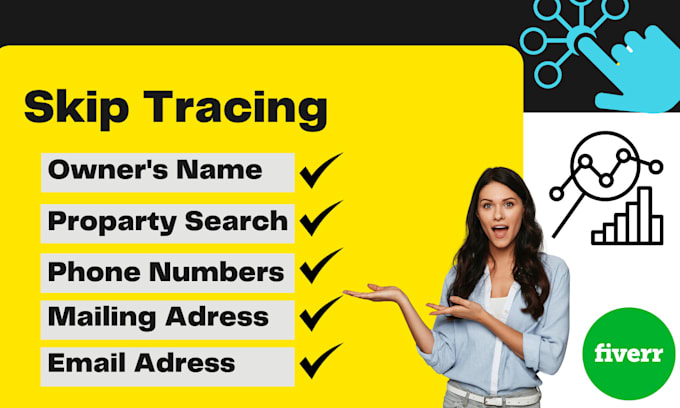 Be your best skip tracer for real estate skip tracing by Syedamimpa | Fiverr