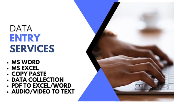 Do quality and accurate data entry, ms word and excel by Tundex_2202 | Fiverr