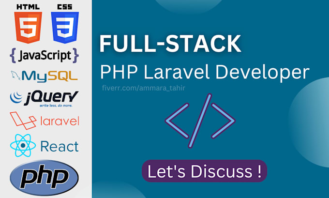 Develop core php and laravel web application by Ammara_tahir | Fiverr