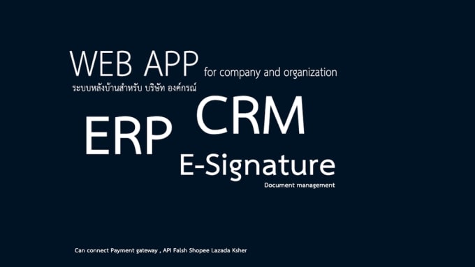 Built web app, erp, crm using python flask for you by Wachiraduangjit ...
