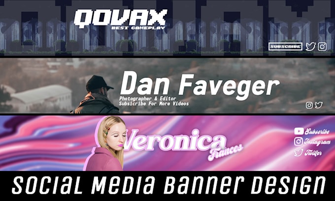 Design a social media banner as professional and unique designs by ...